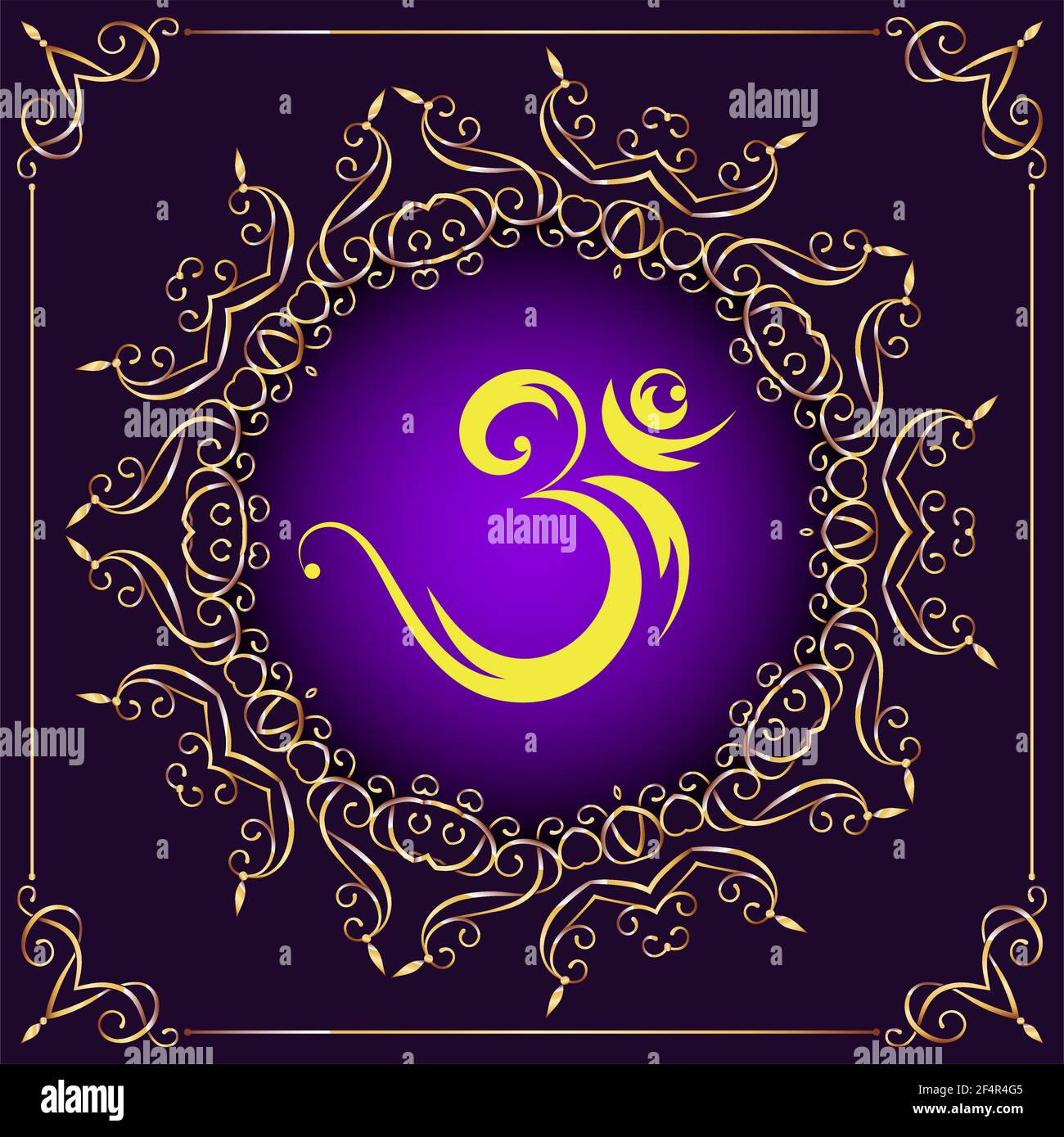 Aum (Om) The Eternal Sound Of Universe, Aum is the Holy Motif Of ...