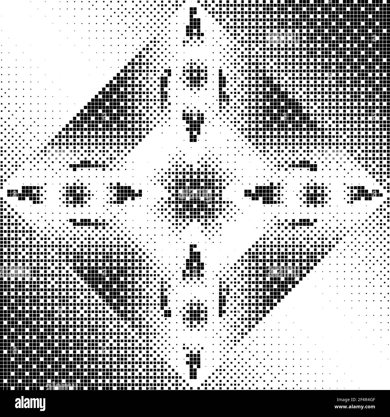 Abstract Square Halftone Vector Illustration Stock Vector Image & Art ...