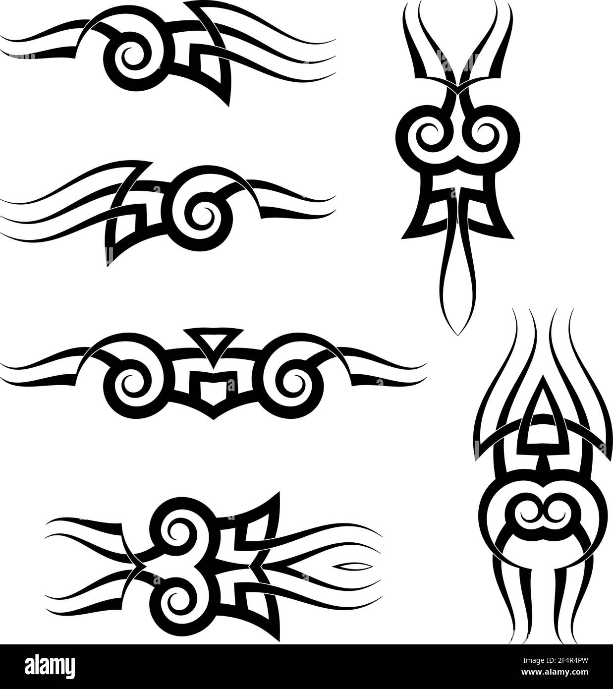 Tribal Car Decal : Vinyl Ready, Vehicle Graphics Vector Illustration ...
