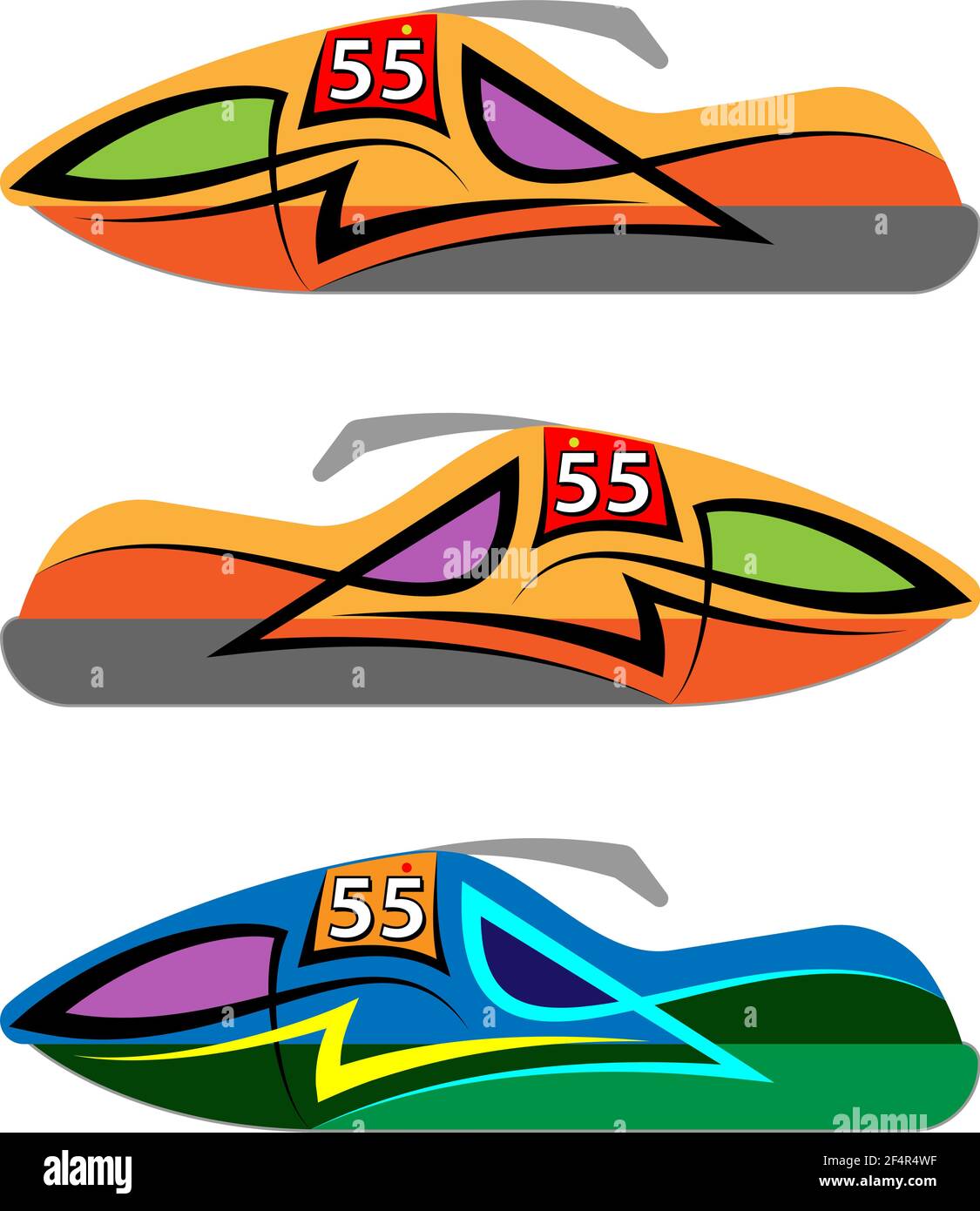 Snowmobile, Snow Machine, Motorcycle, Bike, Scooter Graphics, Stripe ...