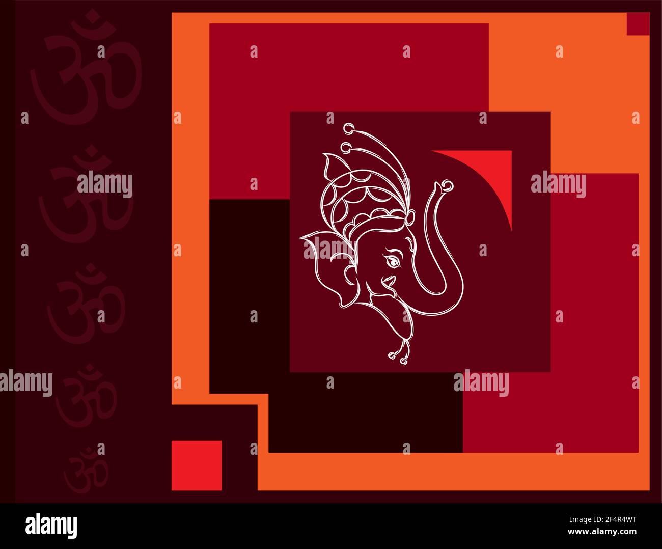 Ganesha The Lord Of Wisdom Vector Illustration Stock Vector Image & Art ...