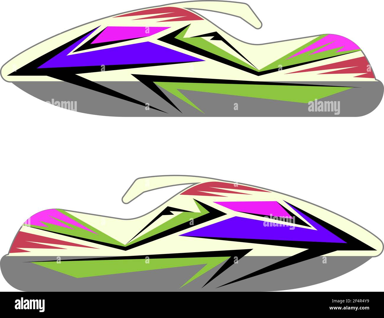 Snowmobile, Snow Machine, Motorcycle, Bike, Scooter Graphics, Stripe ...