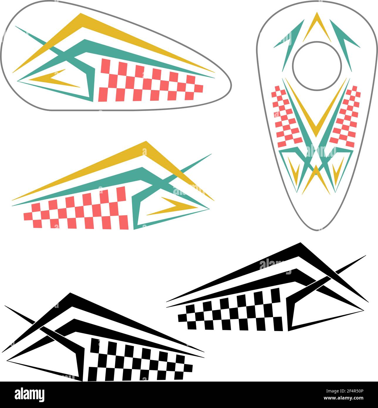 Tribal Bike Decal : Vinyl Ready, Vehicle Graphics Vector Illustration ...