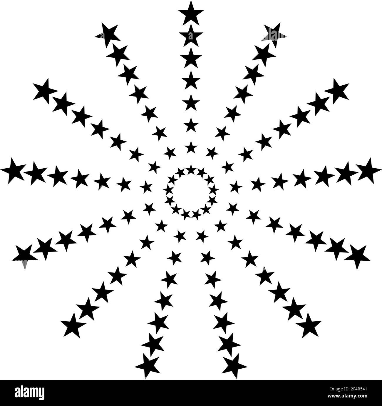 Stars In Circle Vector Illustration Stock Vector Image & Art - Alamy