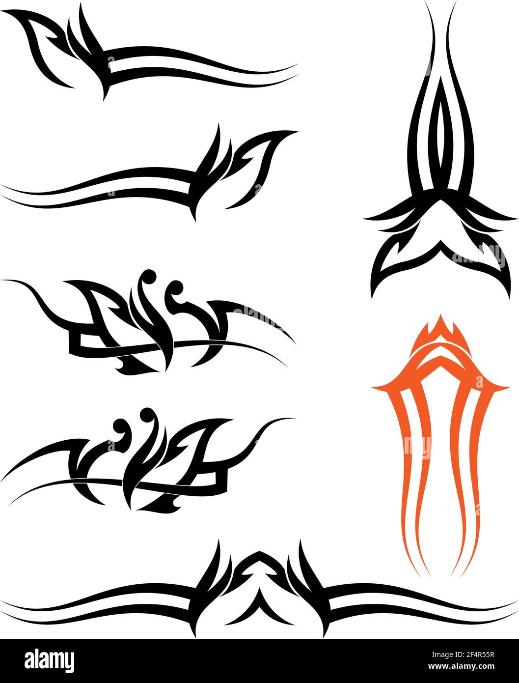 Tribal Car Decal : Vinyl Ready, Vehicle Graphics Vector Illustration ...