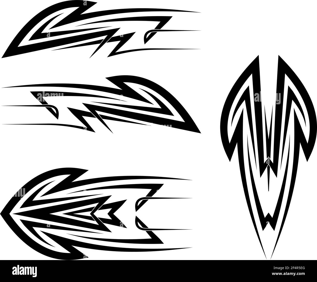 Vehicle Graphics, Stripe : Vinyl Ready Vector Art Stock Vector Image ...