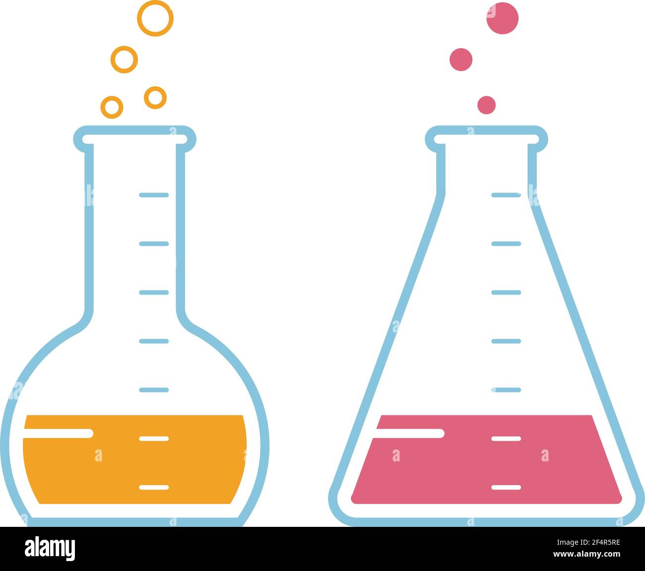 Laboratory Glass Beaker Icon Vector Illustration Stock Vector Image ...