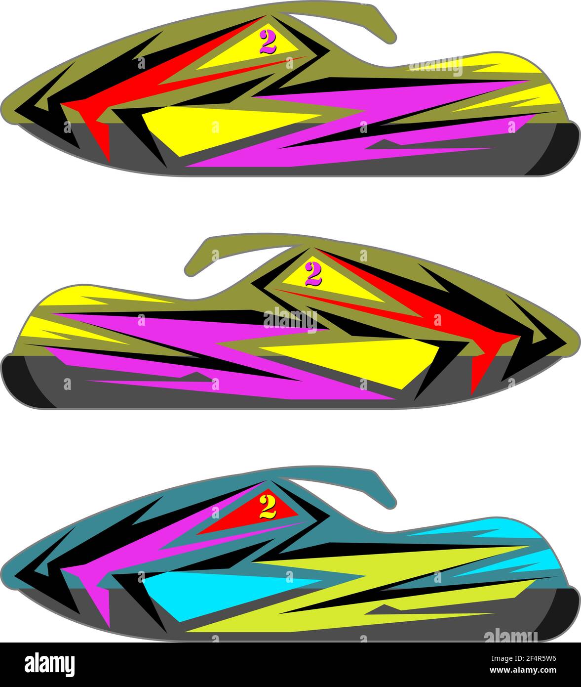 Snowmobile, Snow Machine, Motorcycle, Bike, Scooter Graphics, Stripe ...