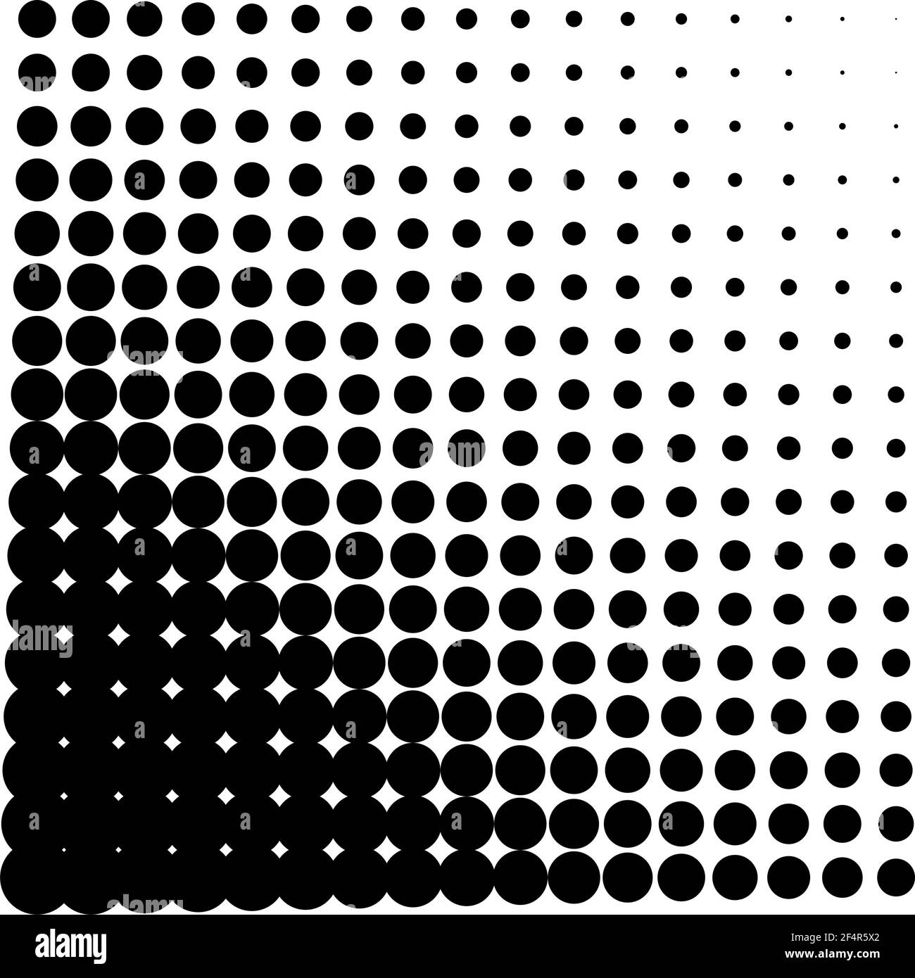 Geometric Shape Halftone Vector Illustration Stock Vector Image & Art ...
