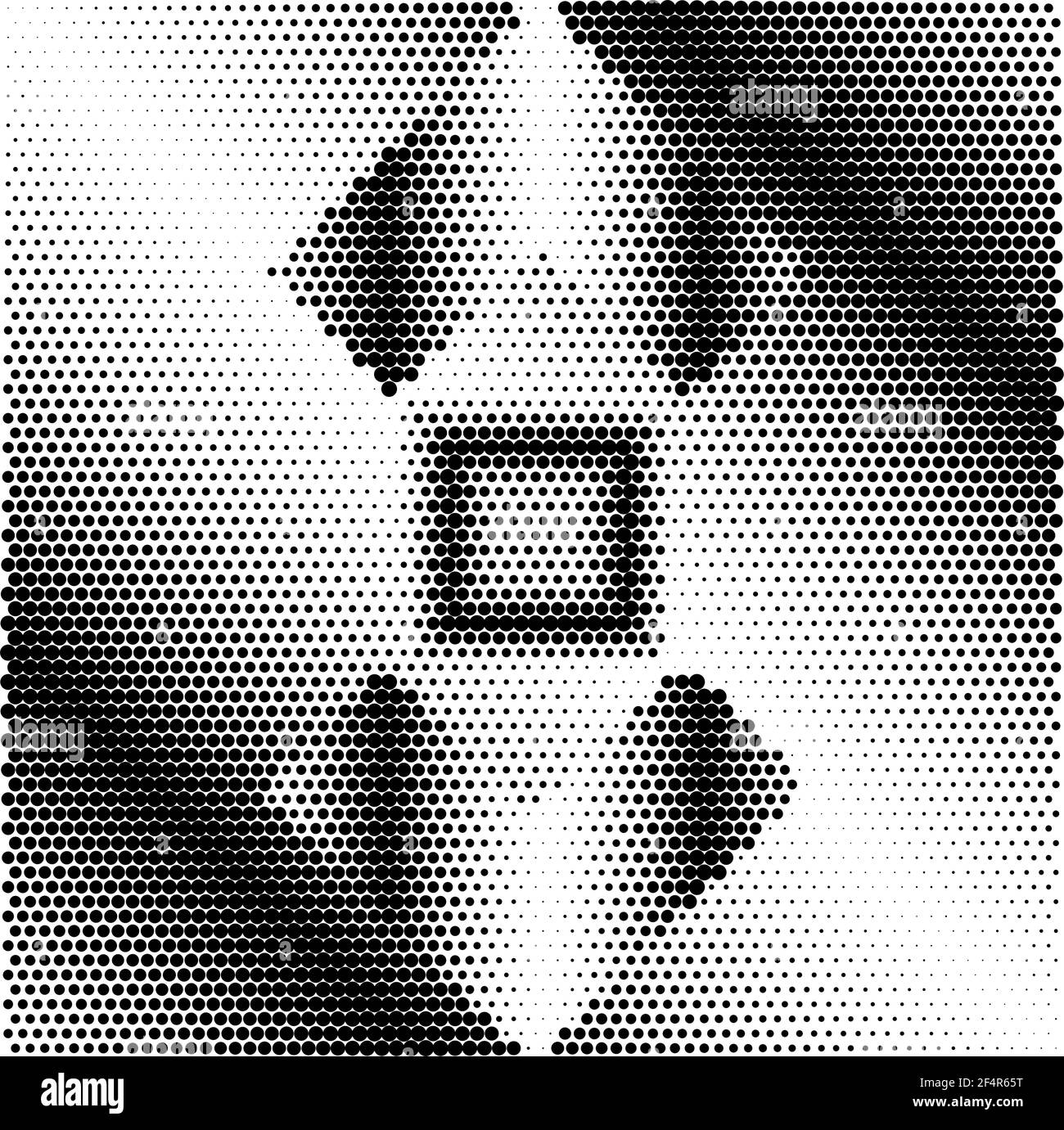 Abstract Halftone Design Vector Illustration Stock Vector Image & Art ...