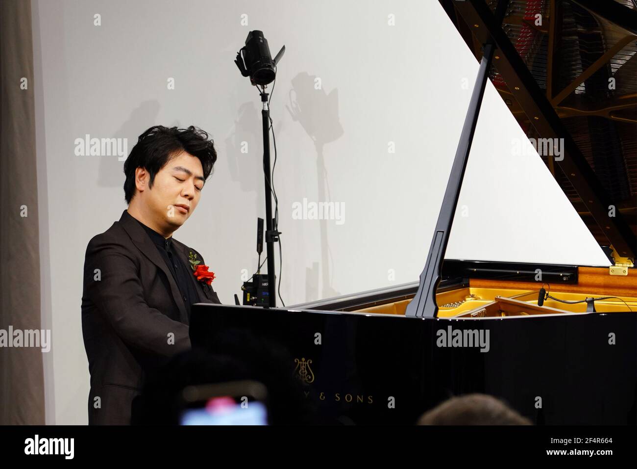 Chinese concert pianist Lang Lang attends a commercial event in ...