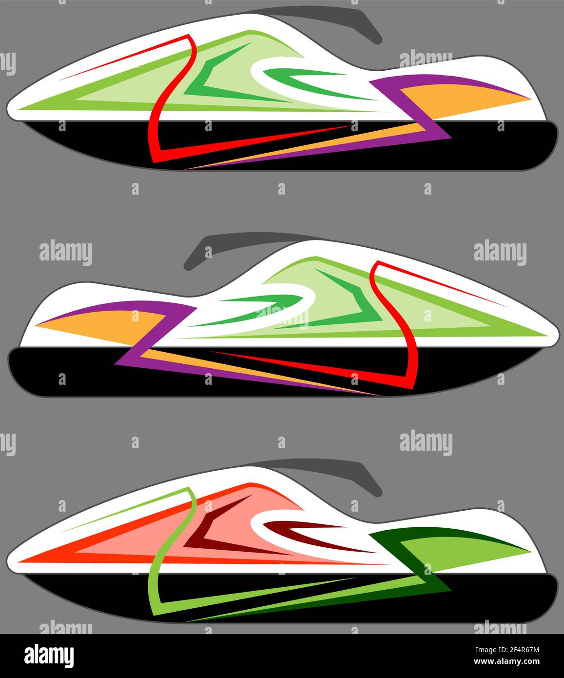 Snowmobile, Snow Machine, Motorcycle, Bike, Scooter Graphics, Stripe ...