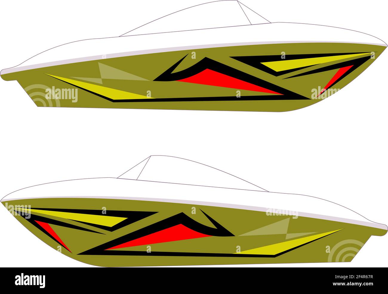 Boat Graphics, Stripe : Vinyl Ready Vector Art Stock Vector Image & Art ...