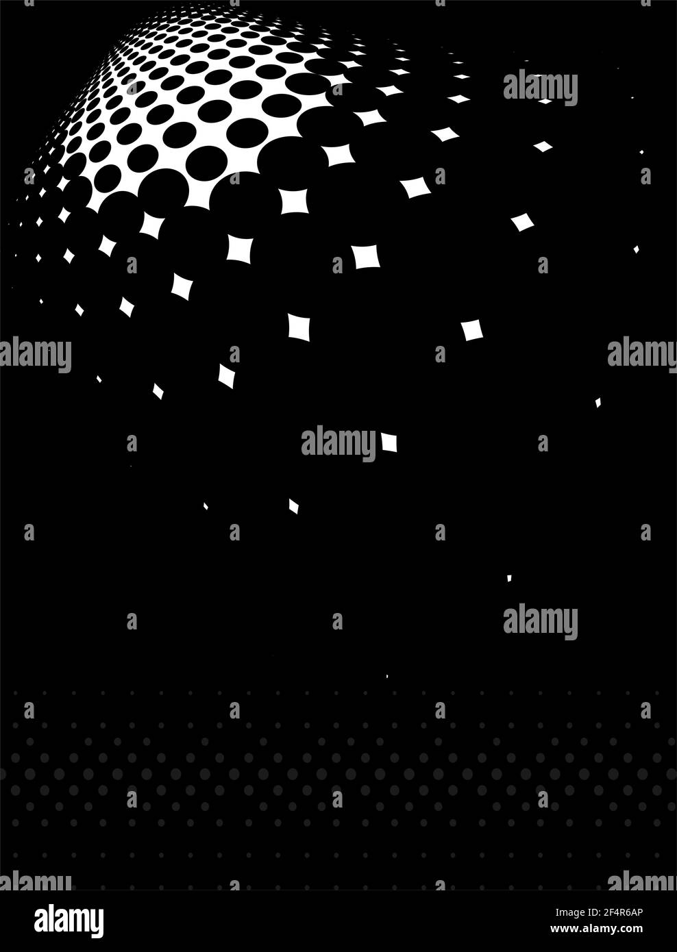 Background Composition, Web Template (Halftone) Vector Illustration ...
