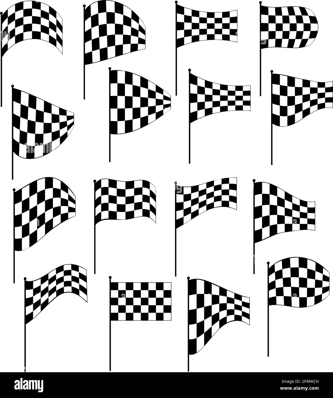 Race Flag Various Designs, Vinyl Ready Vector Illustration Stock Vector ...