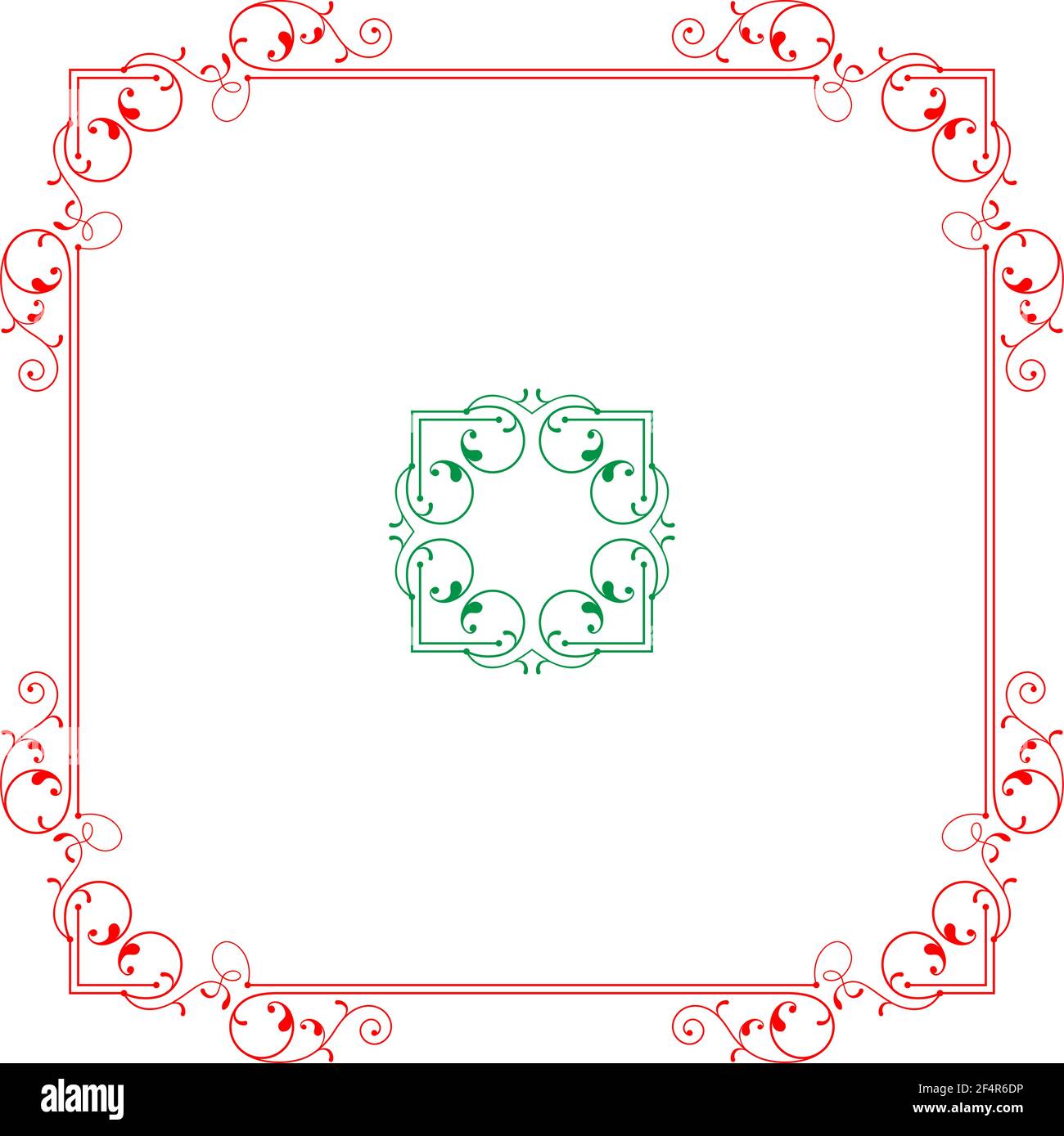 Frame Border Design Vector Illustration Stock Vector Image & Art - Alamy