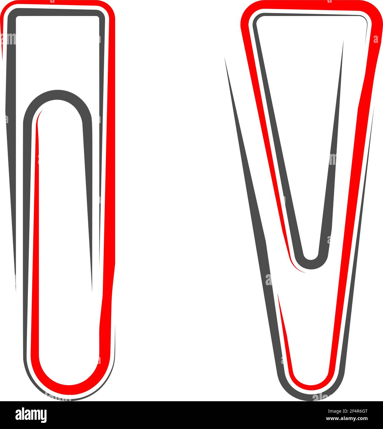 Paper Clip Vector Illustration Stock Vector Image & Art - Alamy