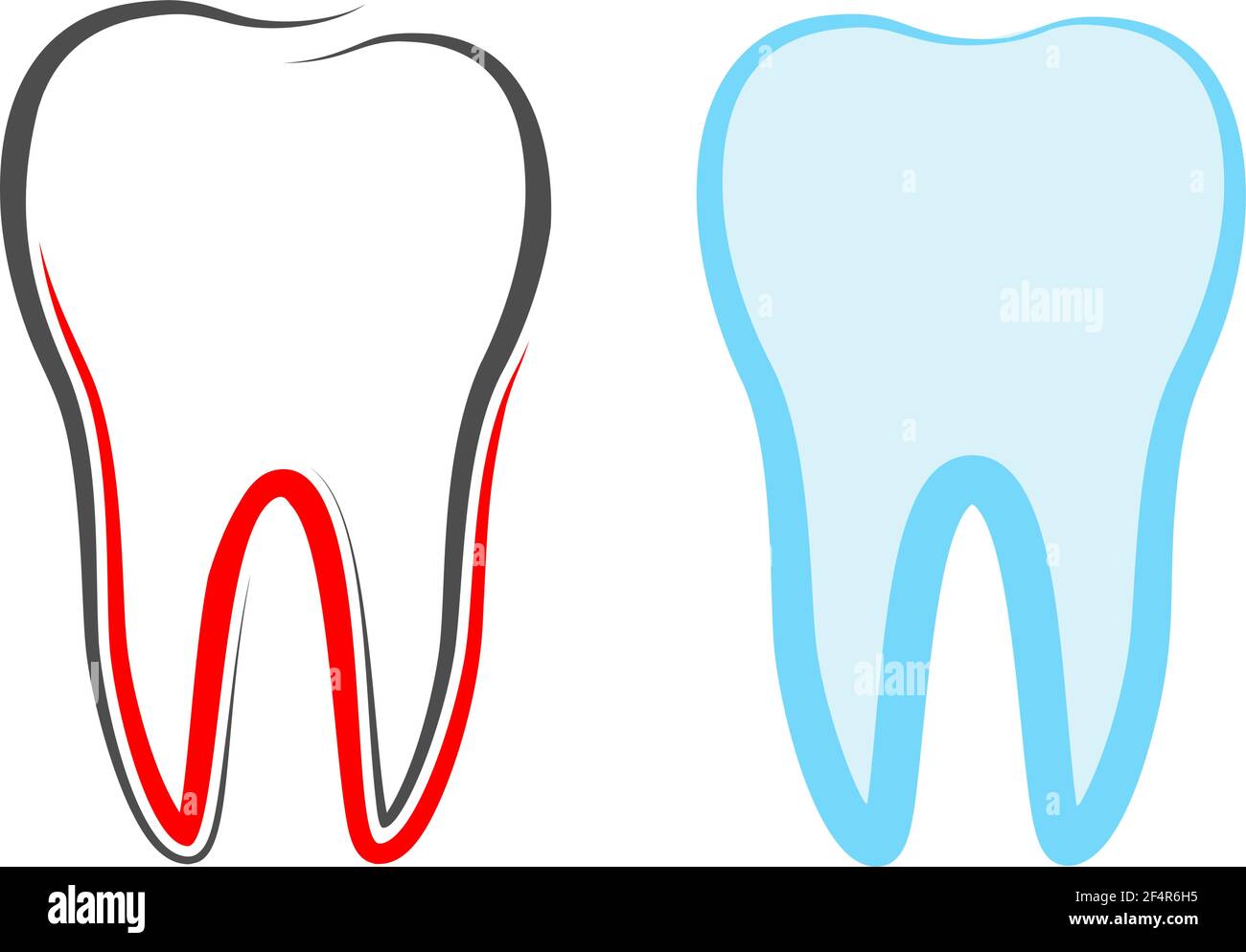 Tooth Icon Vector Illustration Stock Vector Image & Art - Alamy
