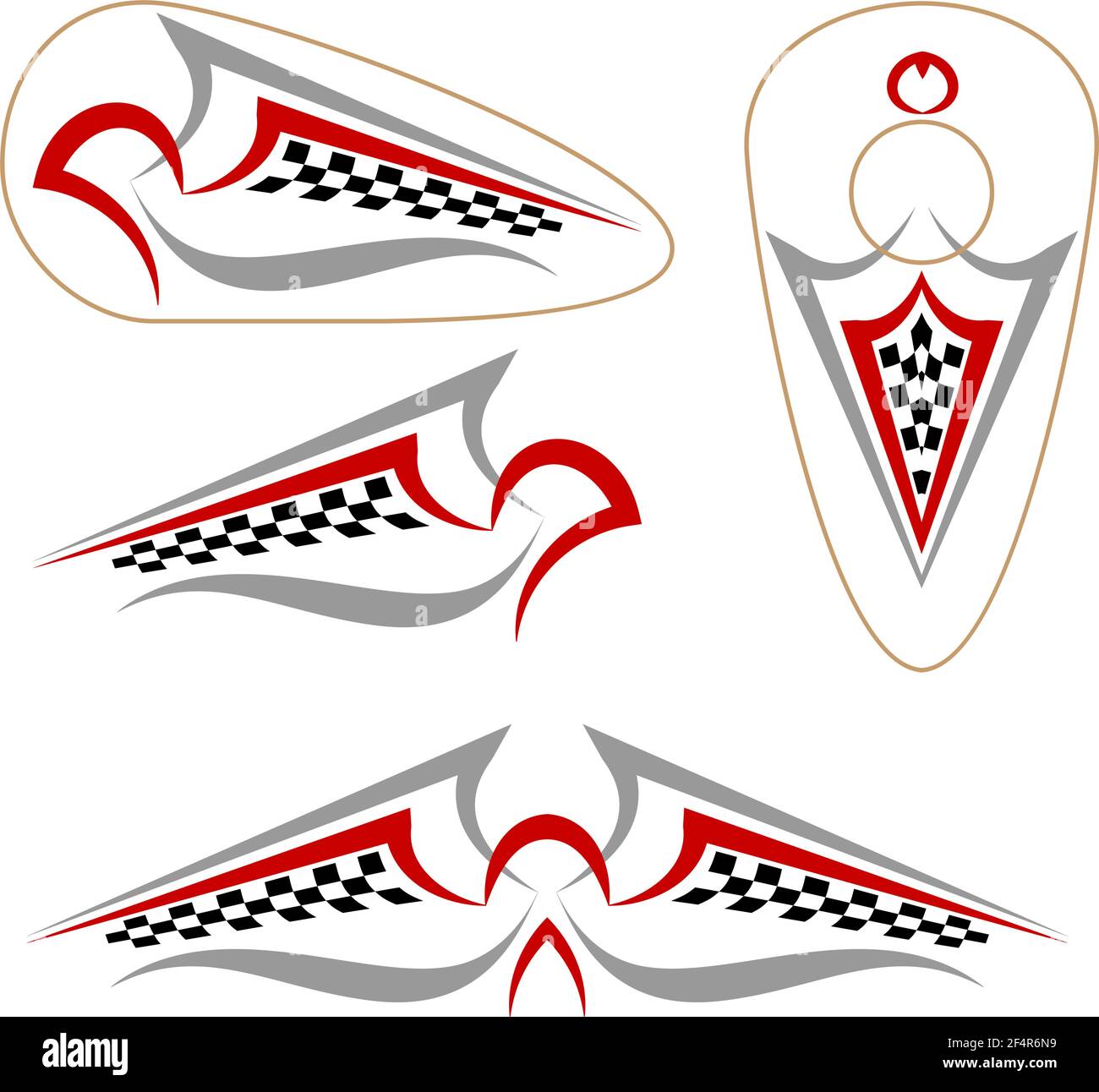 Tribal Bike Decal : Vinyl Ready, Vehicle Graphics Vector Illustration ...