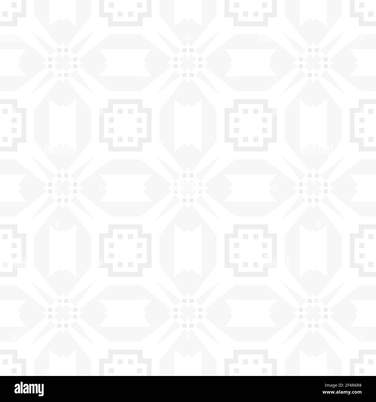 White Seamless Pattern Square Vector Illustration Stock Vector Image ...