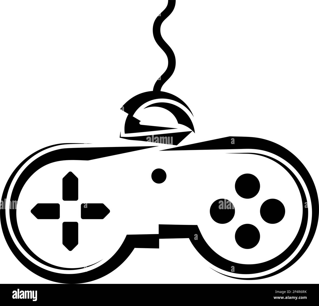 Game Controller Icon Vector Illustration Stock Vector Image & Art - Alamy