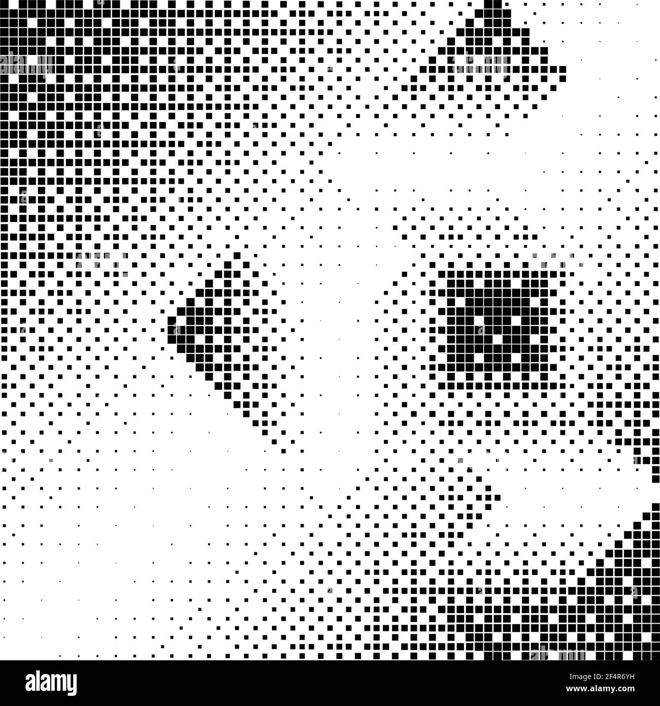 Abstract Square Halftone Vector Illustration Stock Vector Image & Art ...