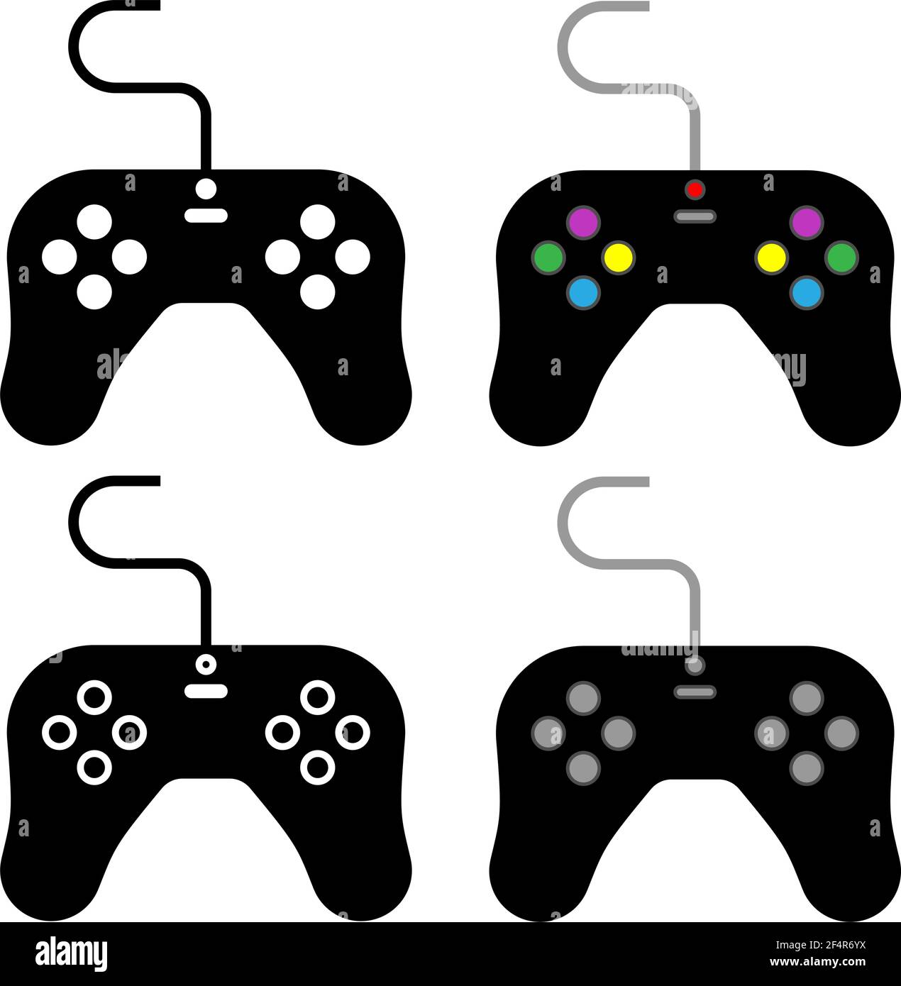 Arcade controller vector vectors hi-res stock photography and images ...