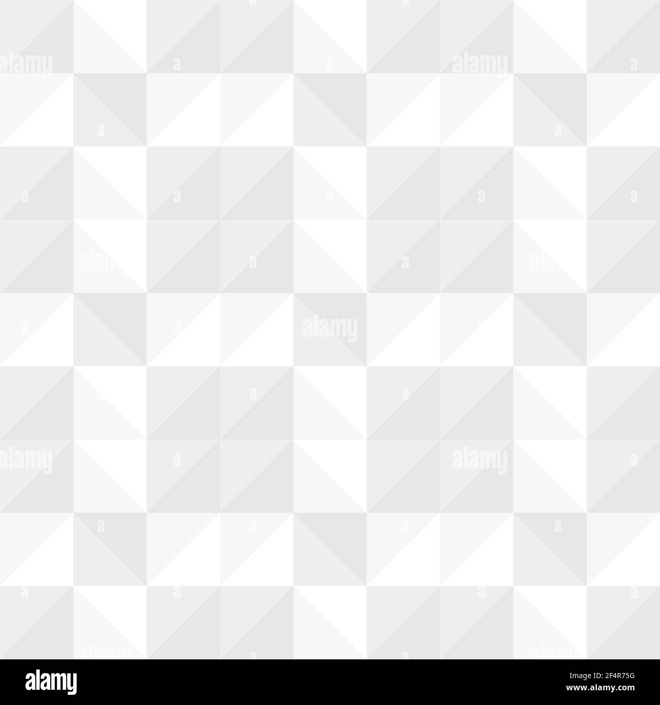 White Seamless Pattern Triangle Square Vector Illustration Stock Vector ...