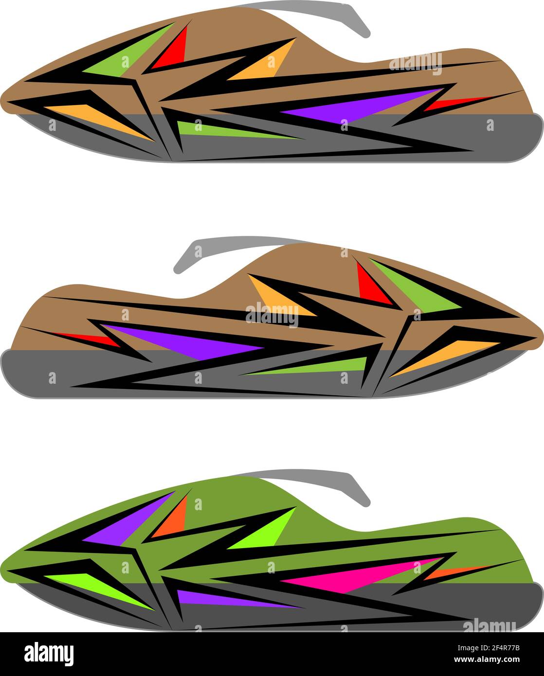 Snowmobile, Snow Machine, Motorcycle, Bike, Scooter Graphics, Stripe ...