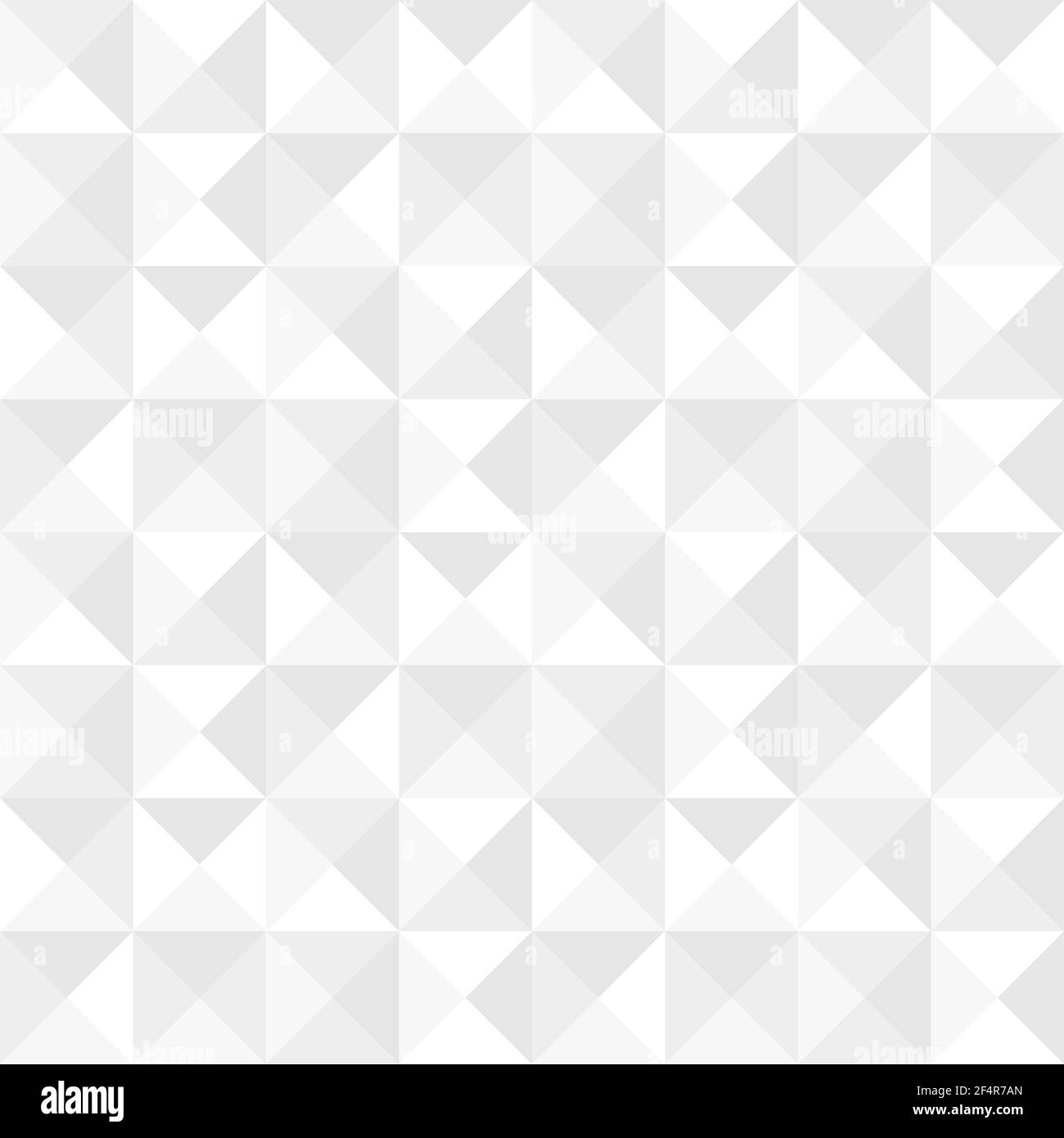 White Seamless Pattern Triangle Square Vector Illustration Stock Vector ...
