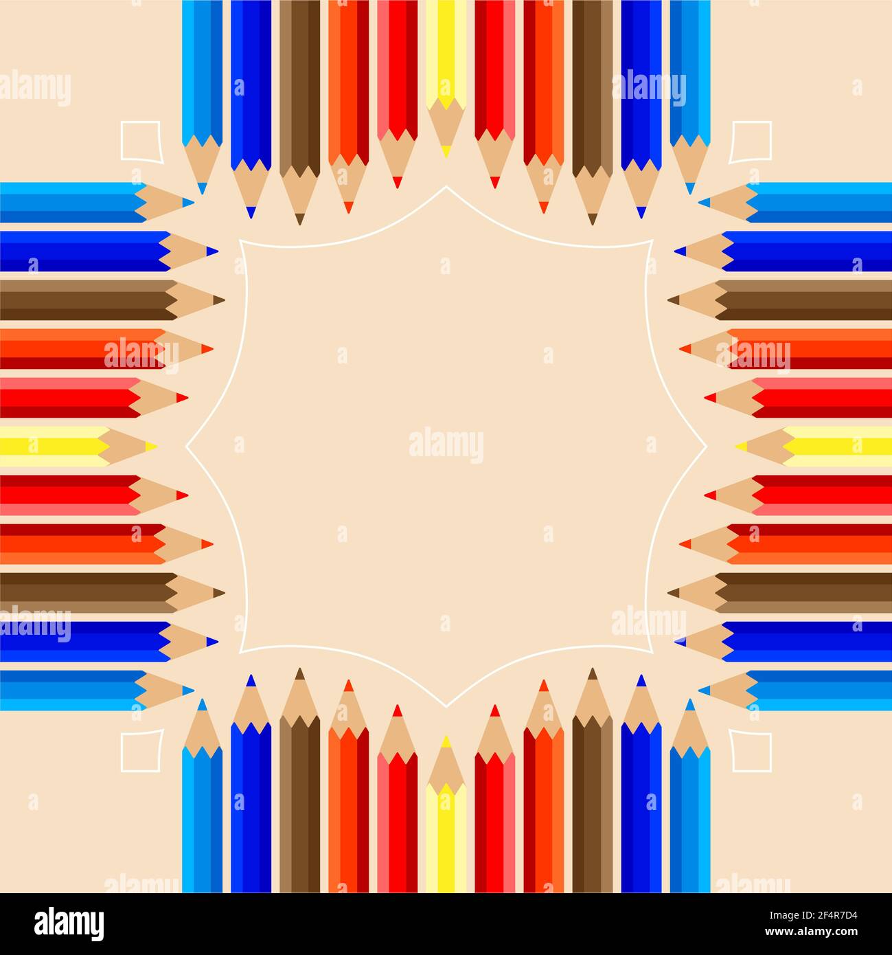 Color Pencils Set Vector Illustration Stock Vector Image & Art - Alamy