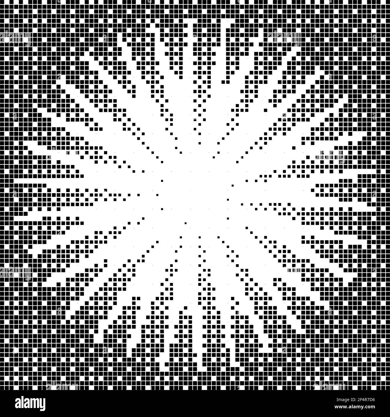 Abstract Square Halftone Vector Illustration Stock Vector Image & Art ...