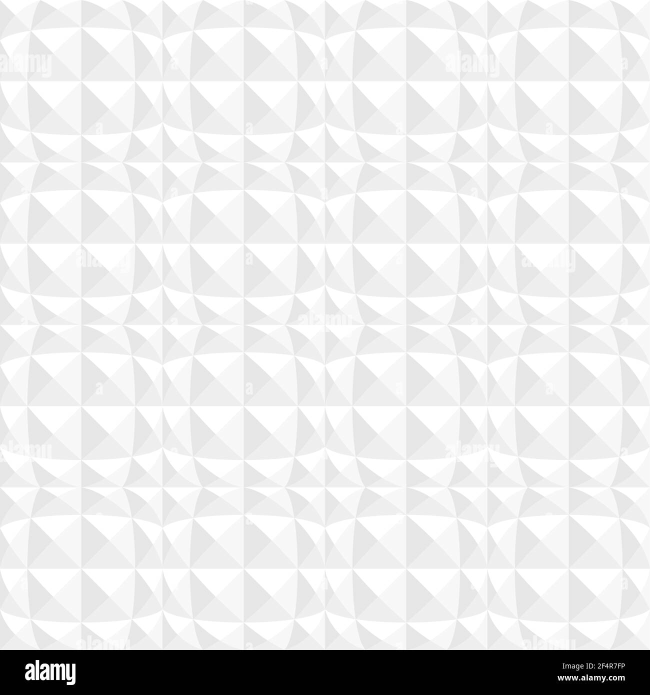 White Seamless Pattern Triangle Square Vector Illustration Stock Vector ...