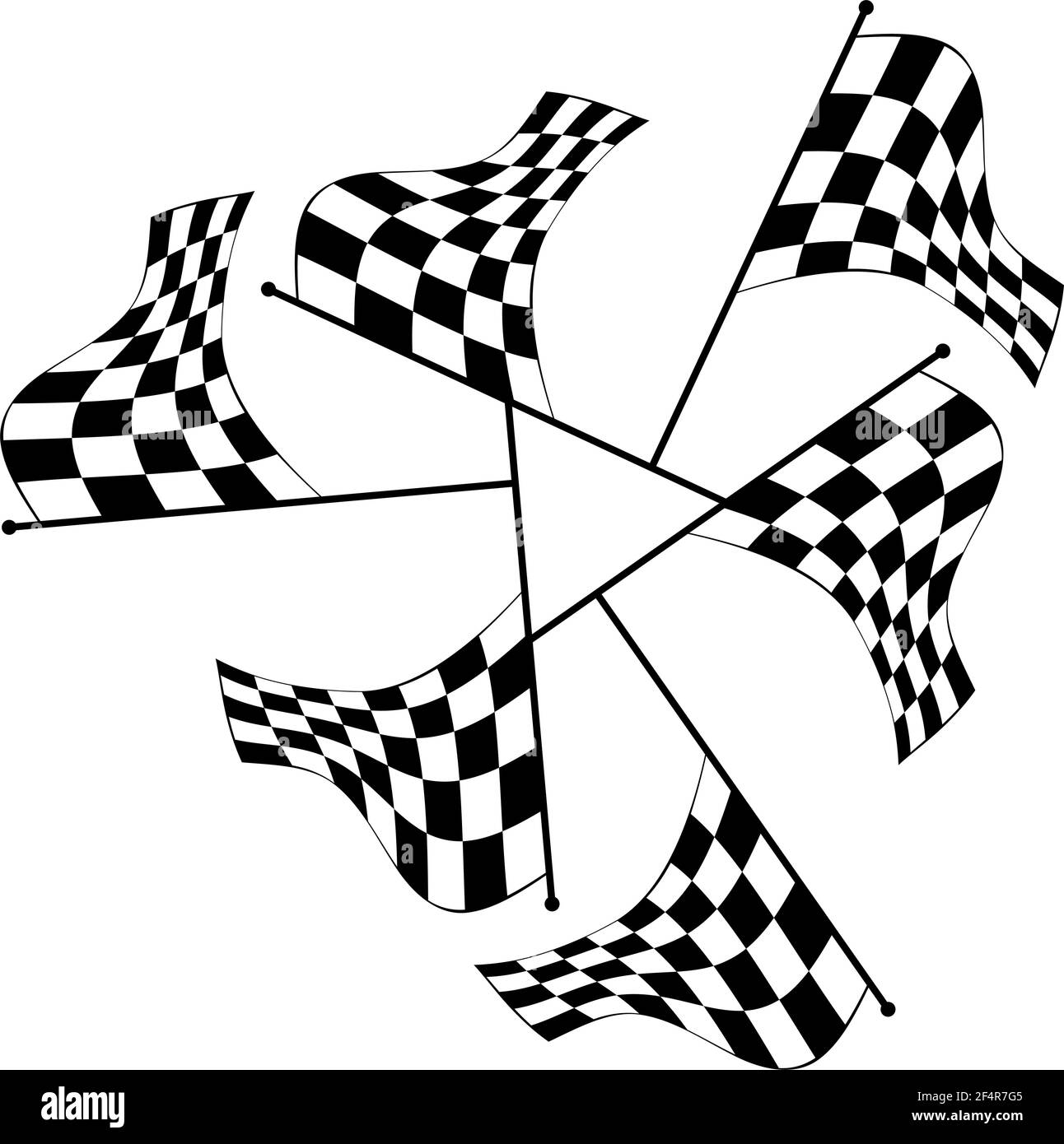 Race Flag Various Designs, Vinyl Ready Vector Illustration Stock Vector ...