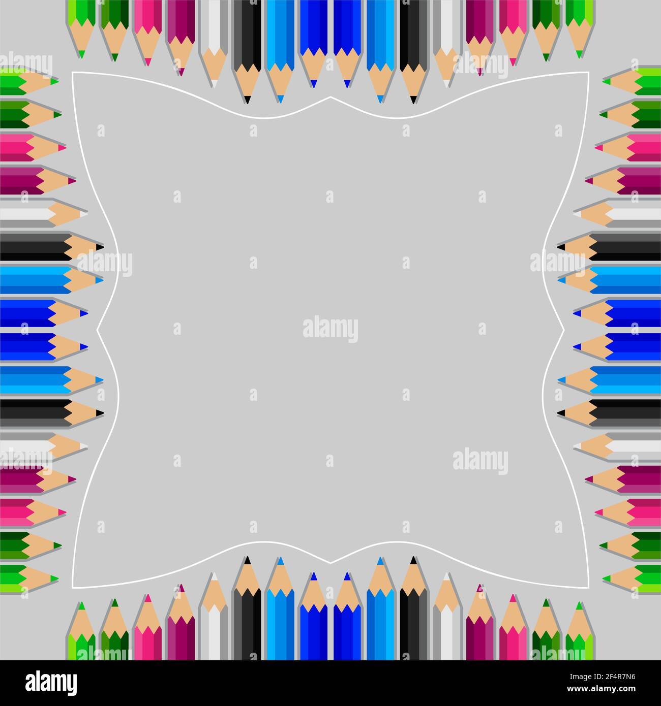 Color Pencils Set with Push Pin Vector Illustration Stock Vector Image ...