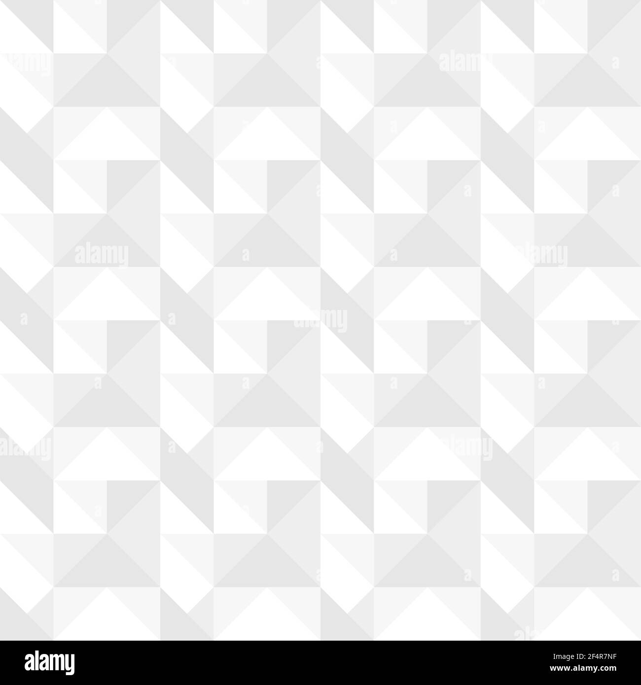 White Seamless Pattern Triangle Square Vector Illustration Stock Vector ...