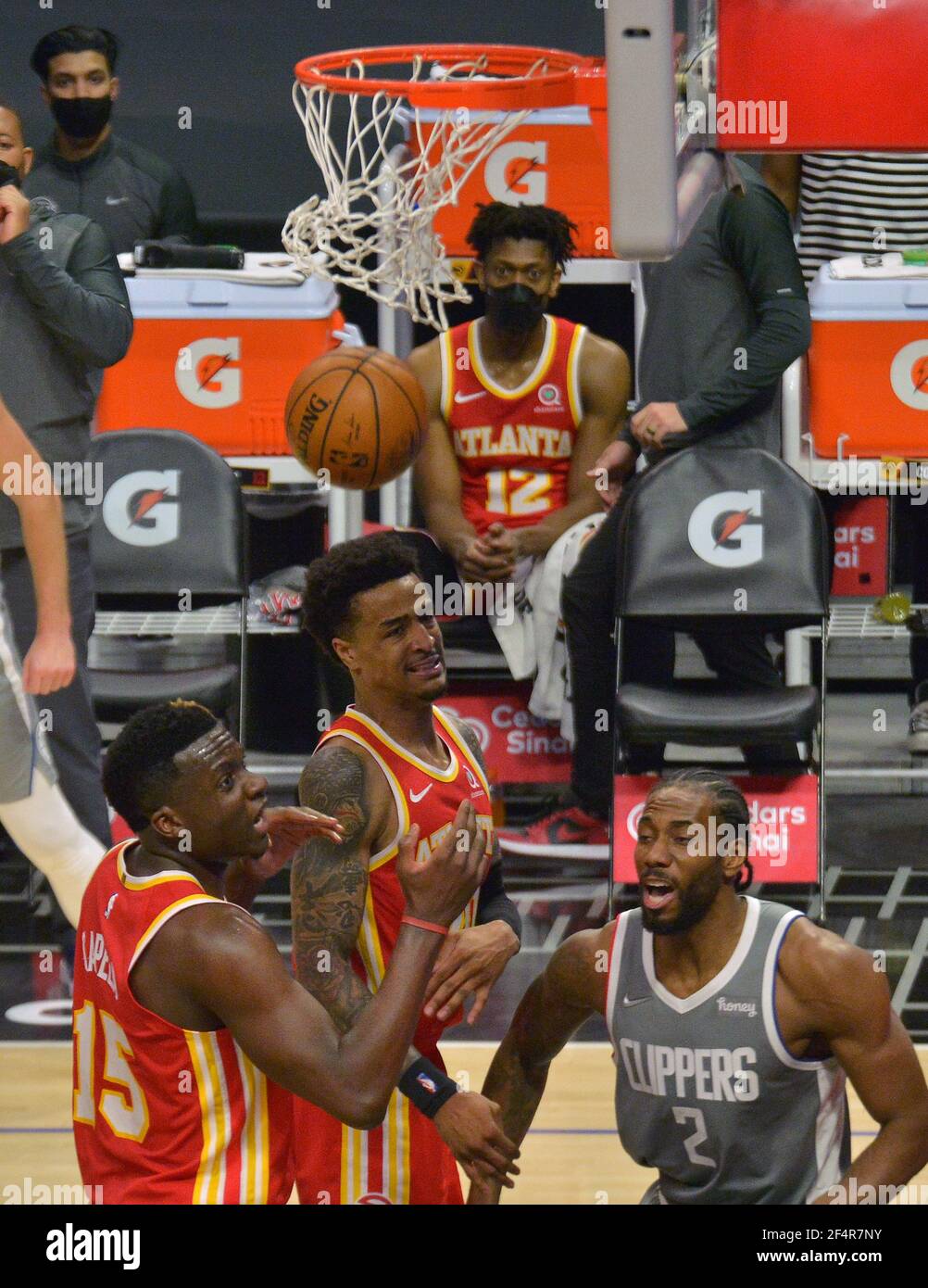 Los Angeles, United States. 22nd Mar, 2021. Los Angeles Clippers ...