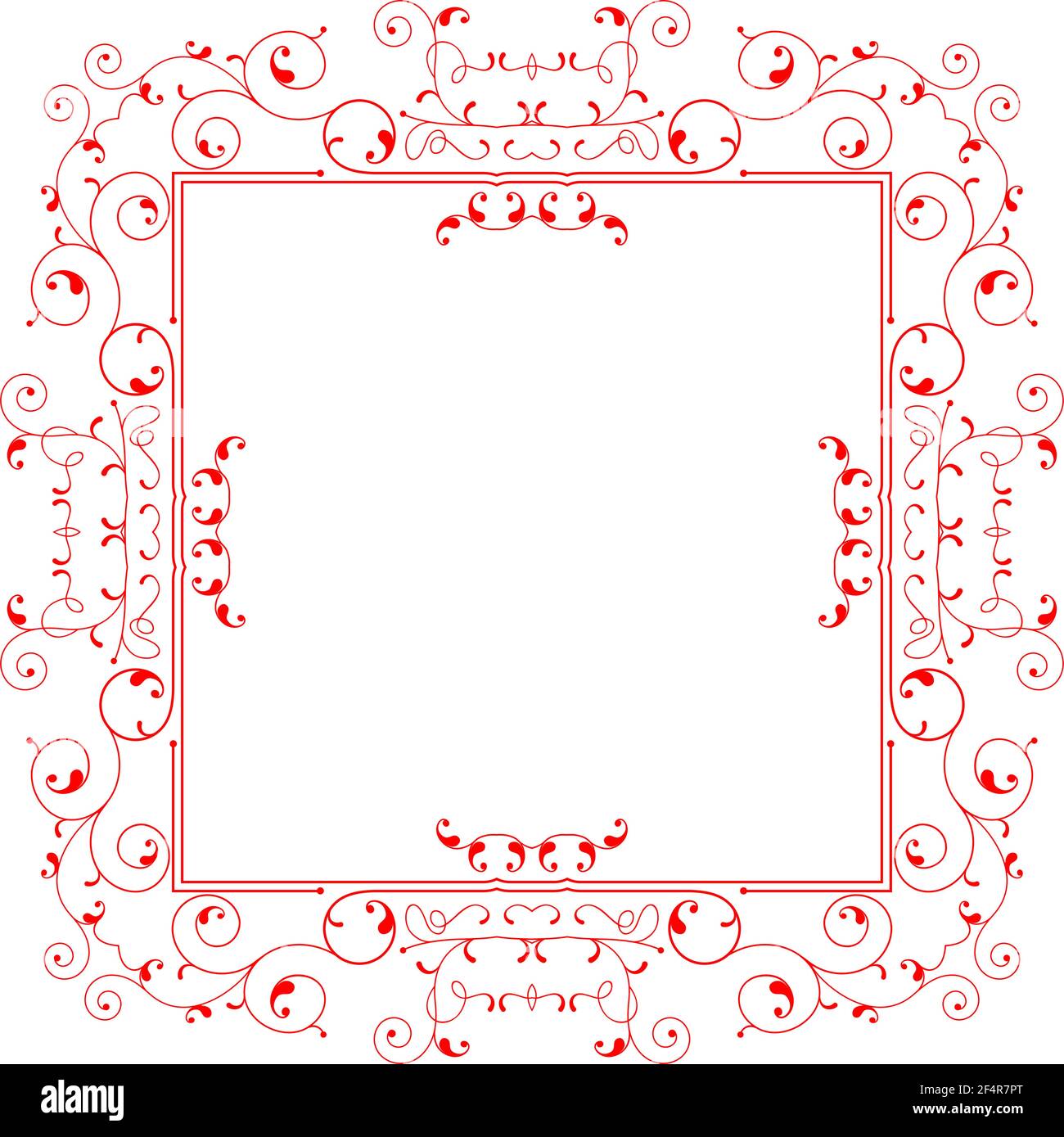 Frame Border Design Vector Illustration Stock Vector Image & Art - Alamy