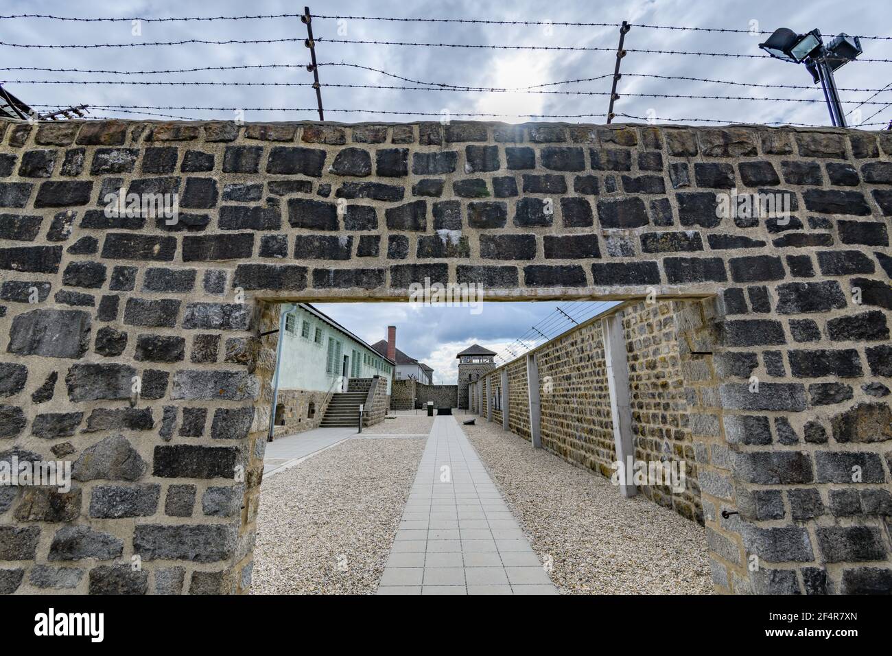 mauthausen, austria, 26 march 2019, kz memorial mauthausen ...