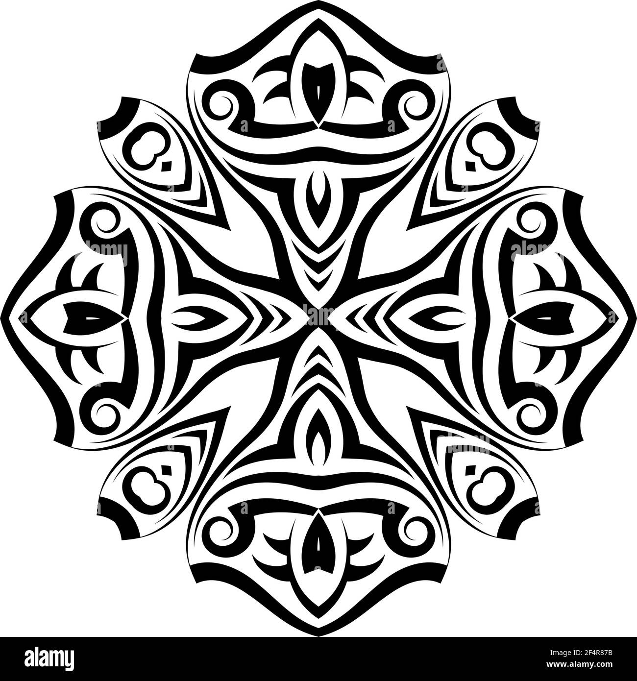 Tribal Tattoo Design Vector Art Stock Vector Image & Art - Alamy