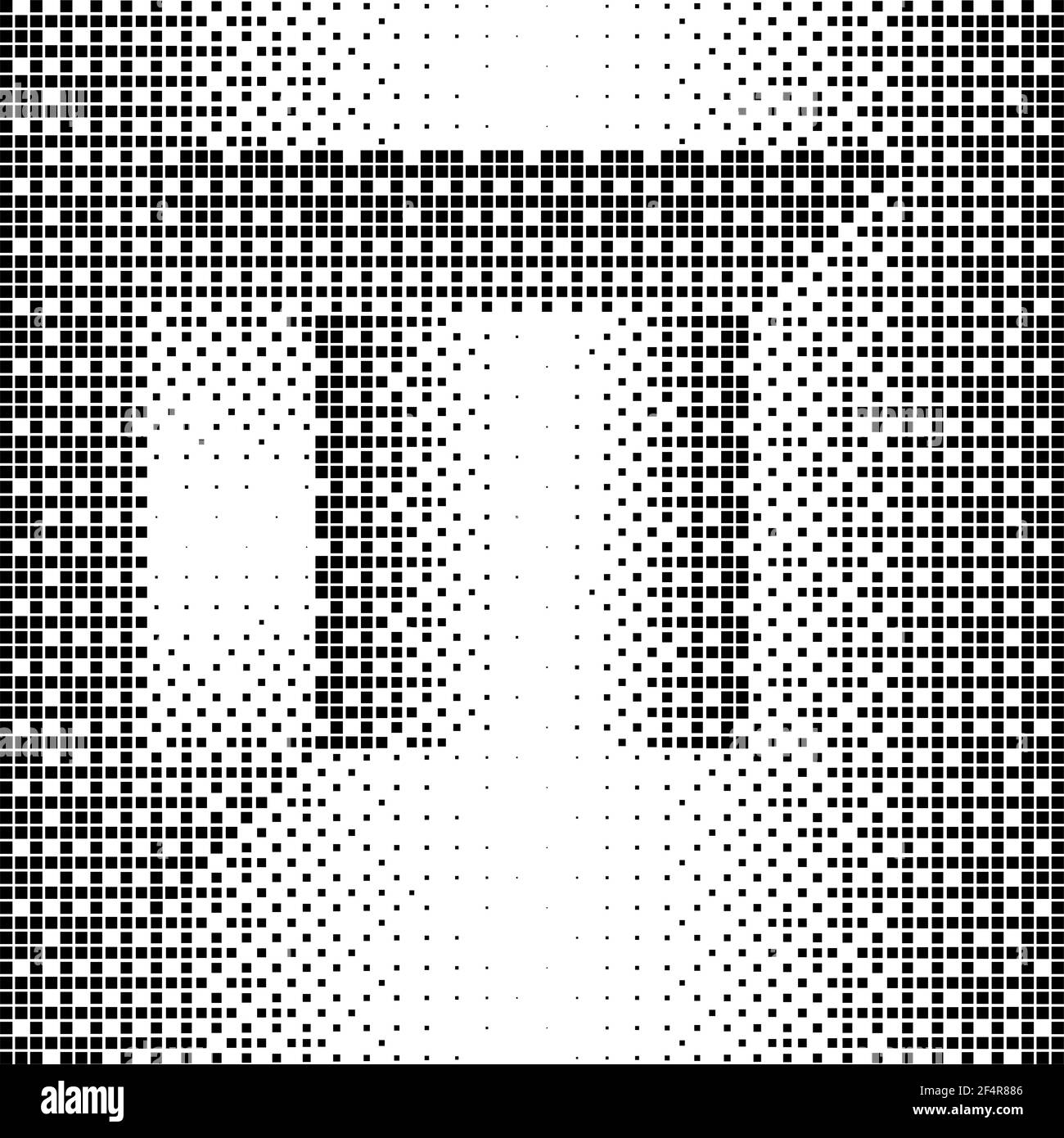 Abstract Square Halftone Vector Illustration Stock Vector Image & Art ...