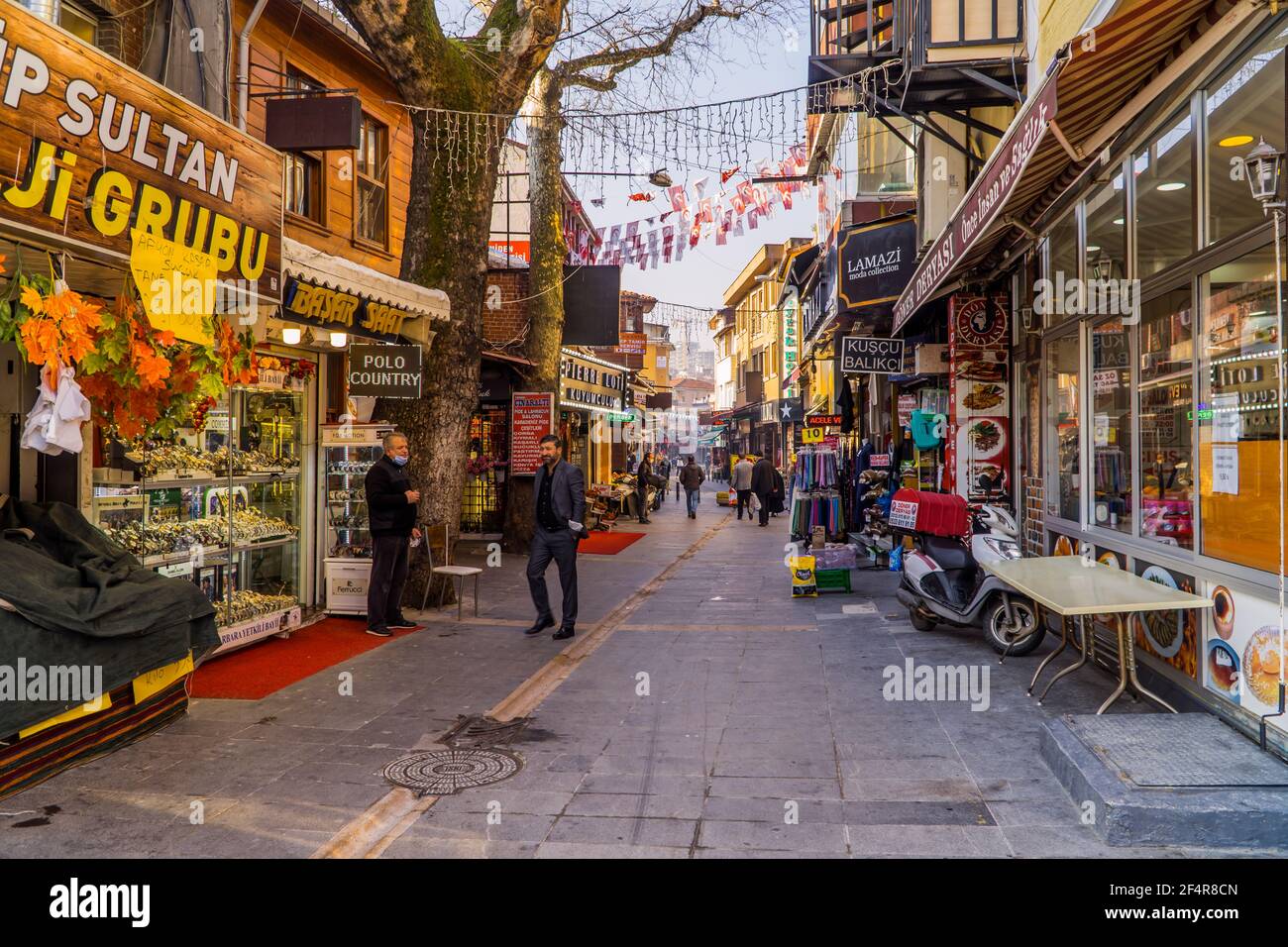 Balat, Istanbul, Turkey - February 23, 2021 - street photography of a ...