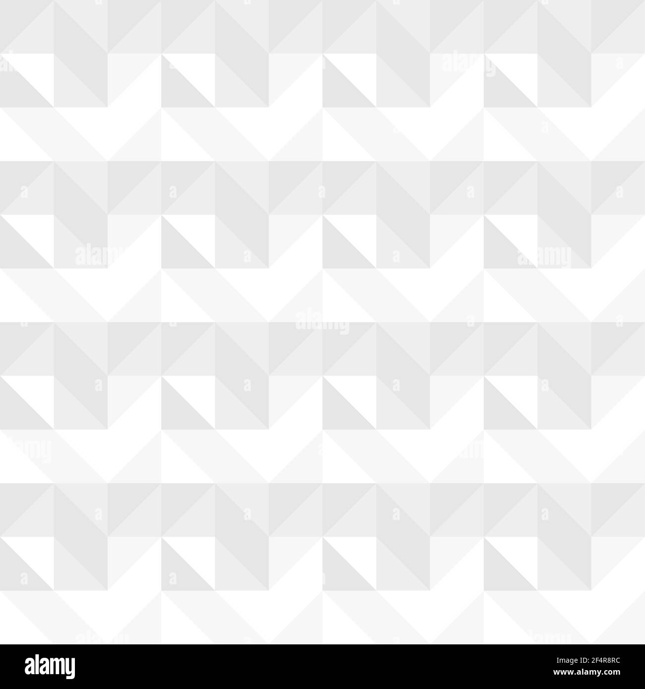 White Seamless Pattern Triangle Square Vector Illustration Stock Vector ...