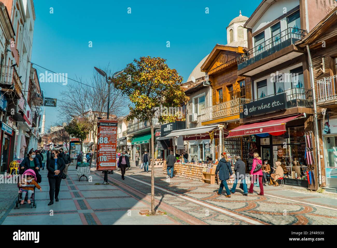 Edirne, Turkey - February 26, 2021 - street photography of people ...