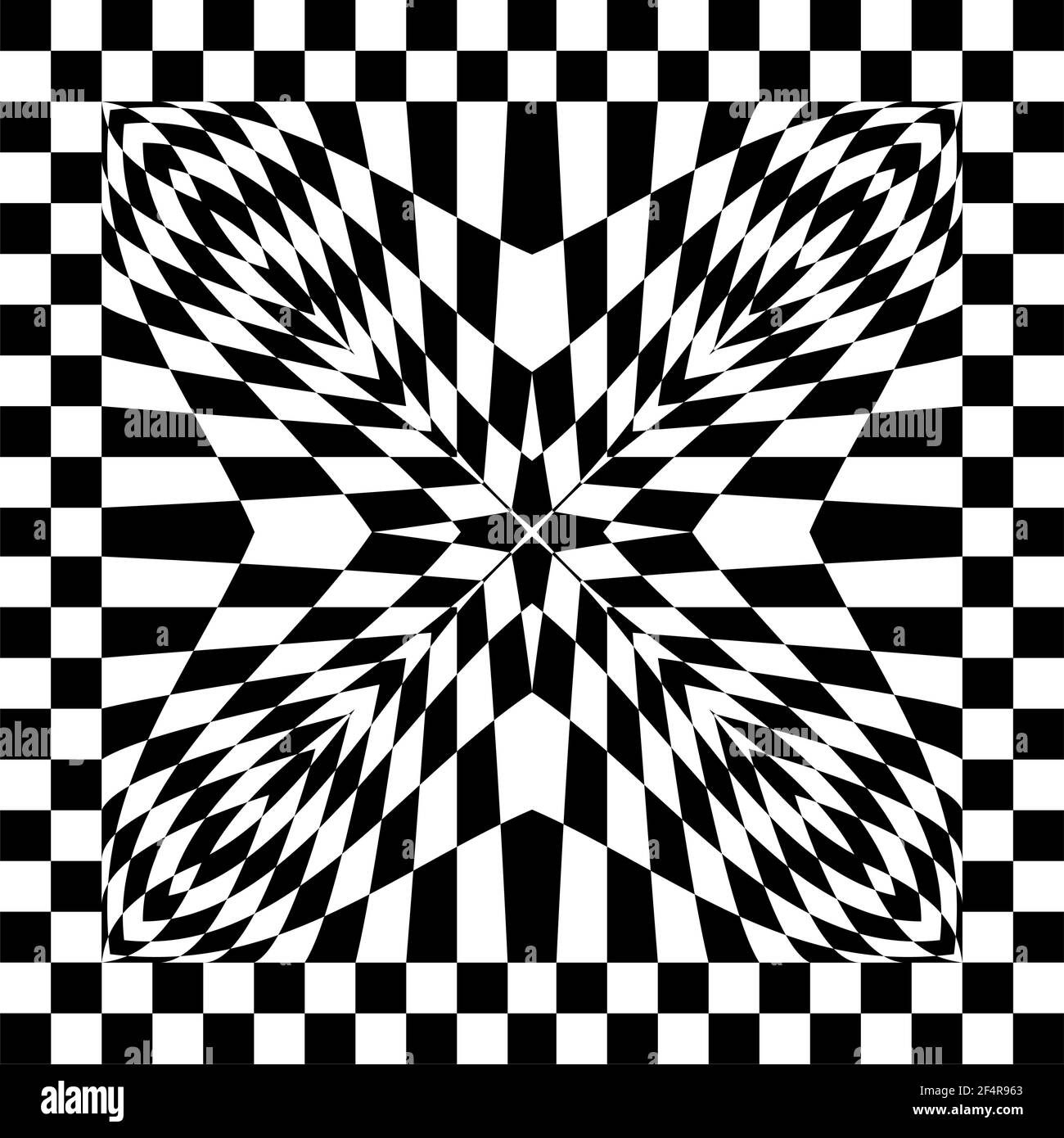 Checkered Background Design Vector Illustration Stock Vector Image ...