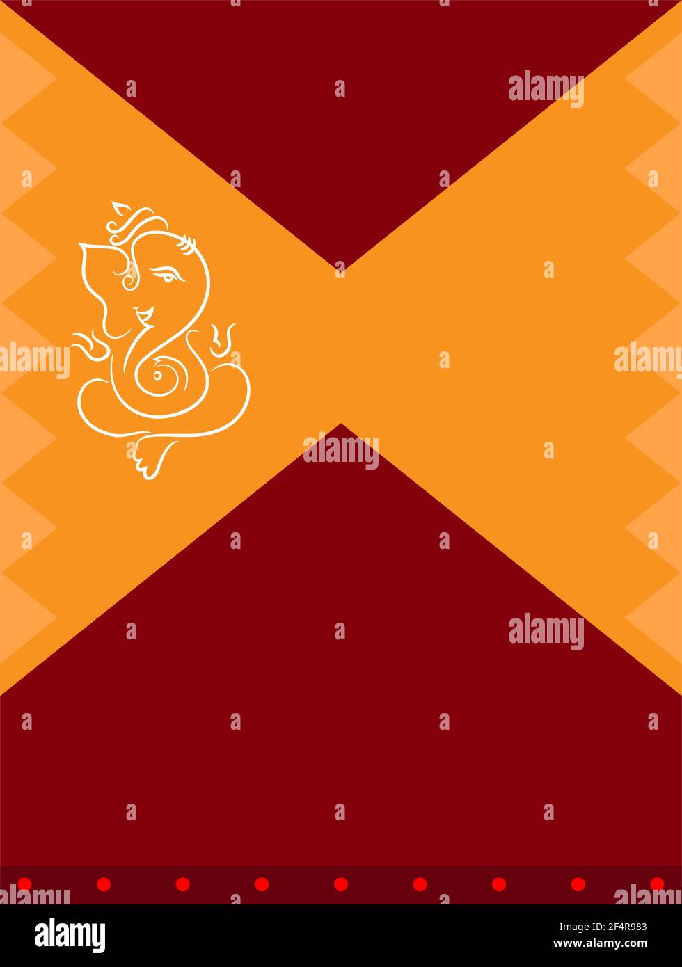 Ganesha The Lord Of Wisdom Vector Illustration Stock Vector Image & Art ...