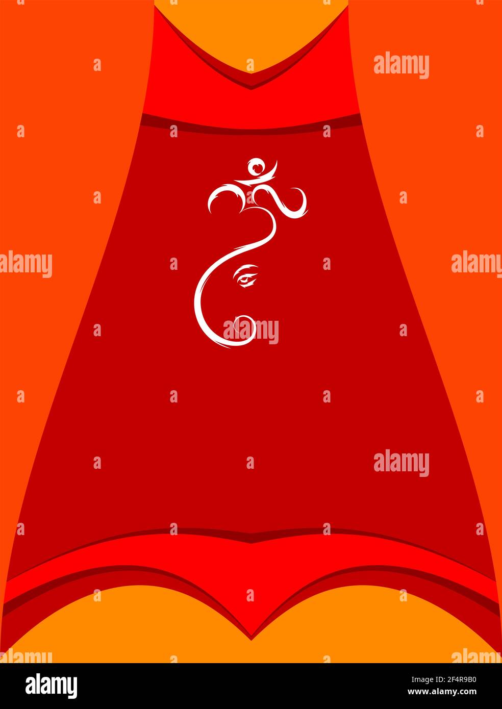 Ganesha The Lord Of Wisdom Vector Illustration Stock Vector Image & Art ...