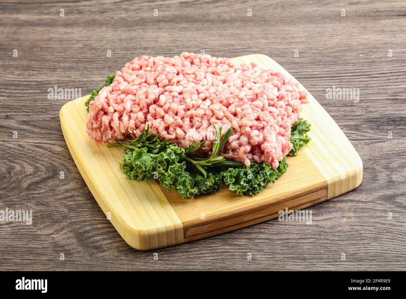 Raw fat pork minced meat for cooking Stock Photo - Alamy