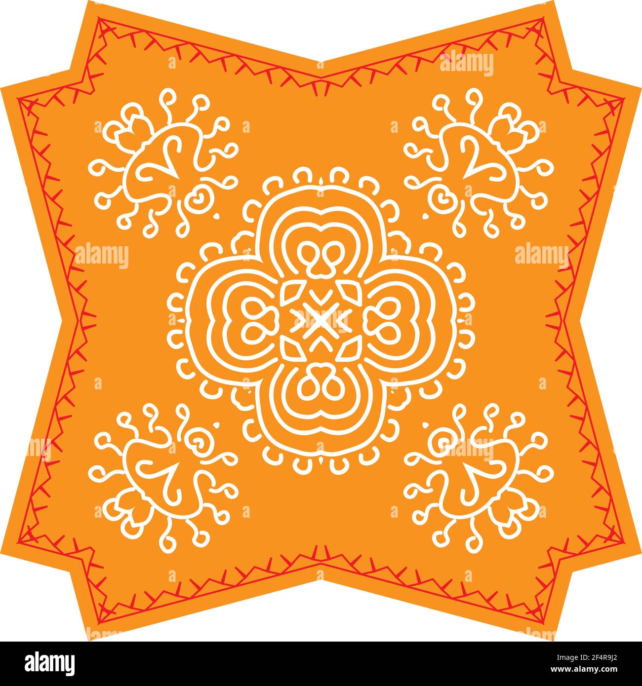 Folk, Tribal Design, Motif, Wall Painting Vector Art Stock Vector Image ...