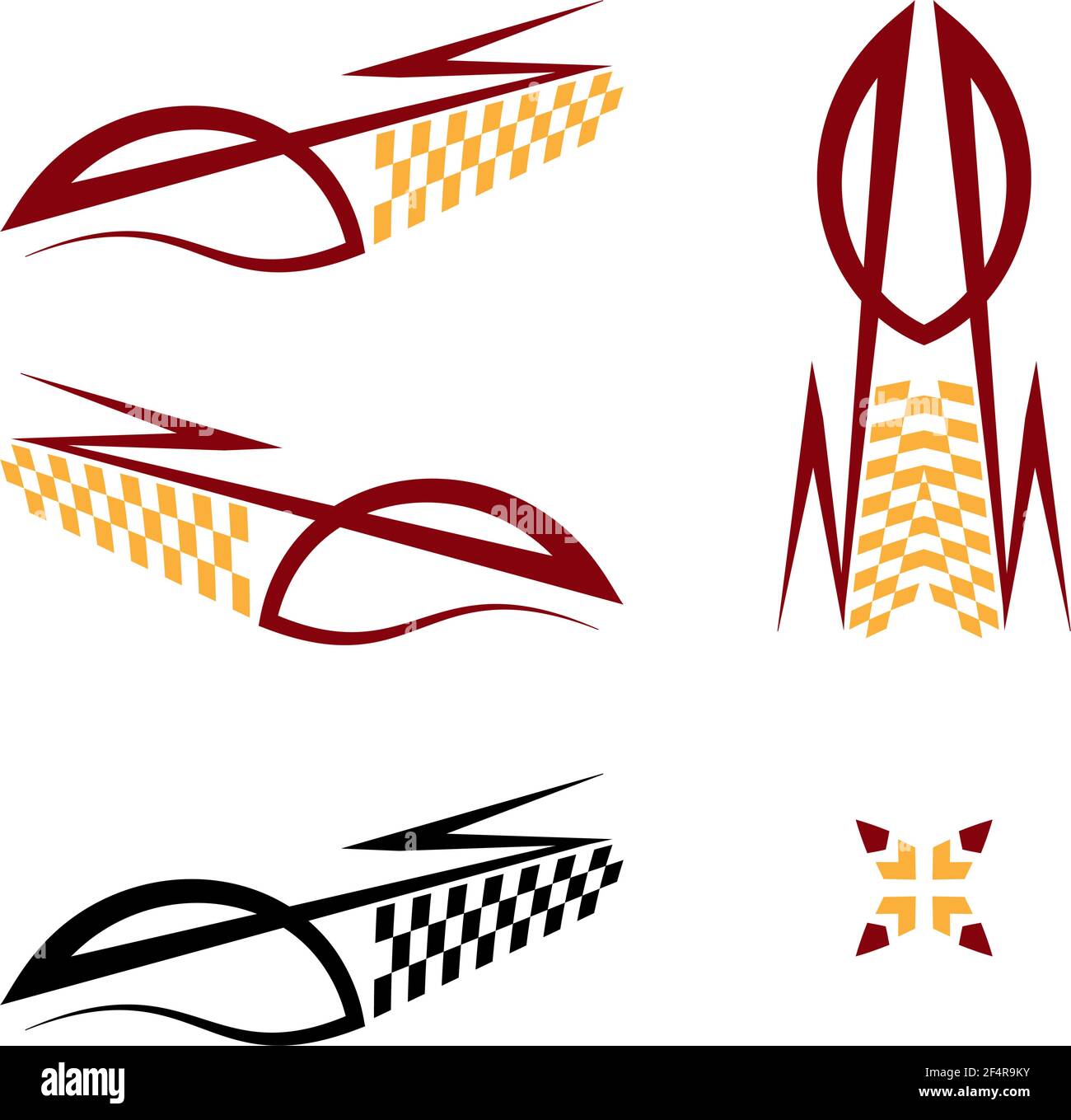Vehicle Graphics, Stripe : Vinyl Ready Vector Art Stock Vector Image ...